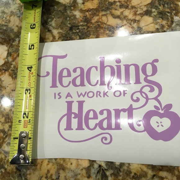Other | Teacher Vinyl Decal | Poshmark